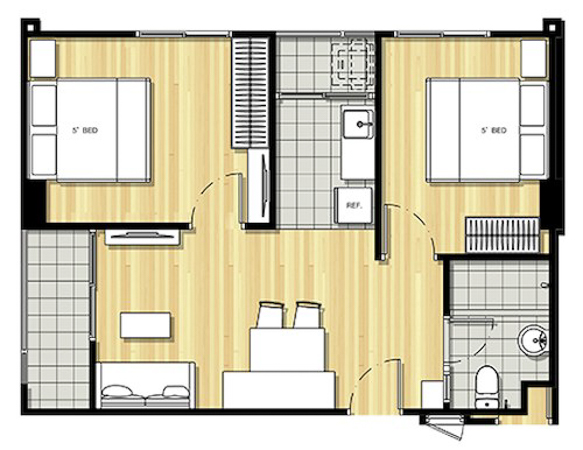 Condo U Ratchayothin (Condo U รัชโยธิน) คอนโดราคาน่ารัก ติดถนนใหญ่เสนา ...