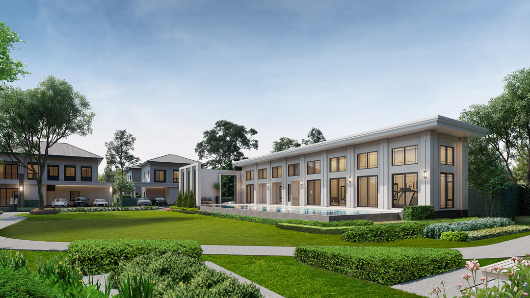 The Ricco Residence Prime วงแหวนฯ-หทัยราษฎร์ บ้านเดี่ยวหน้ากว้างสไตล์ ...