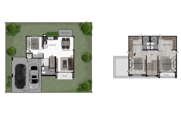 The Ricco Residence Prime วงแหวนฯ-หทัยราษฎร์ บ้านเดี่ยวหน้ากว้างสไตล์ ...